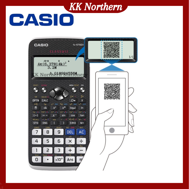 CASIO Classwiz Scientific Calculator FX-570EX Original Black Pink Blue ...