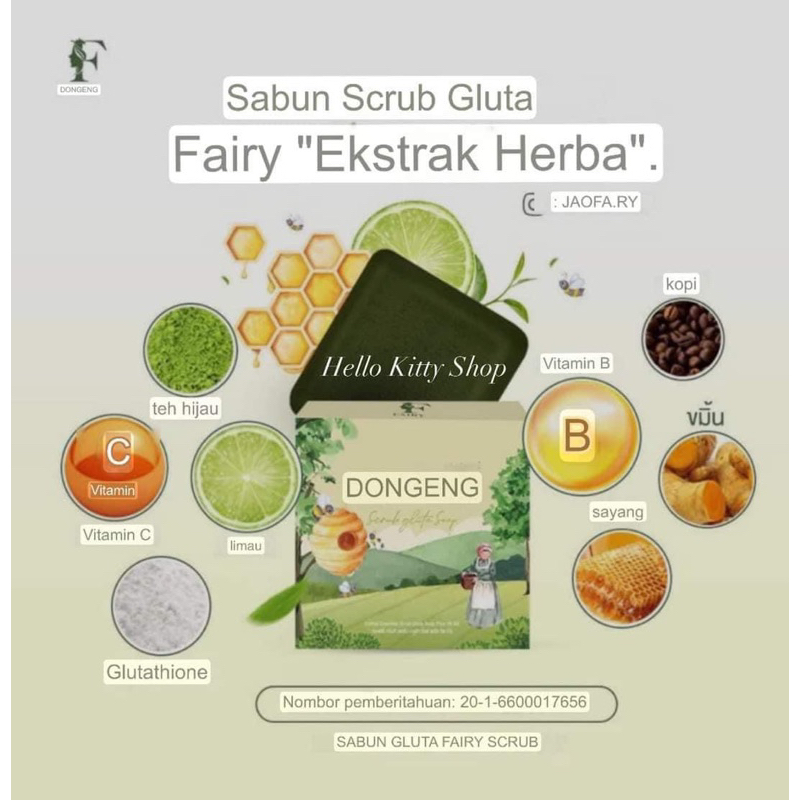 FAIRY SCRUB GLUTA SOAP | Shopee Malaysia