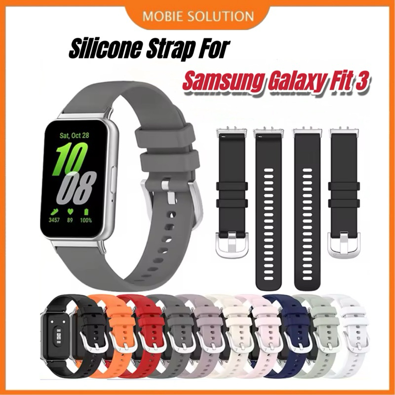 Silicone Strap For Samsung Galaxy Fit 3 Wristband Replacement Strap ...