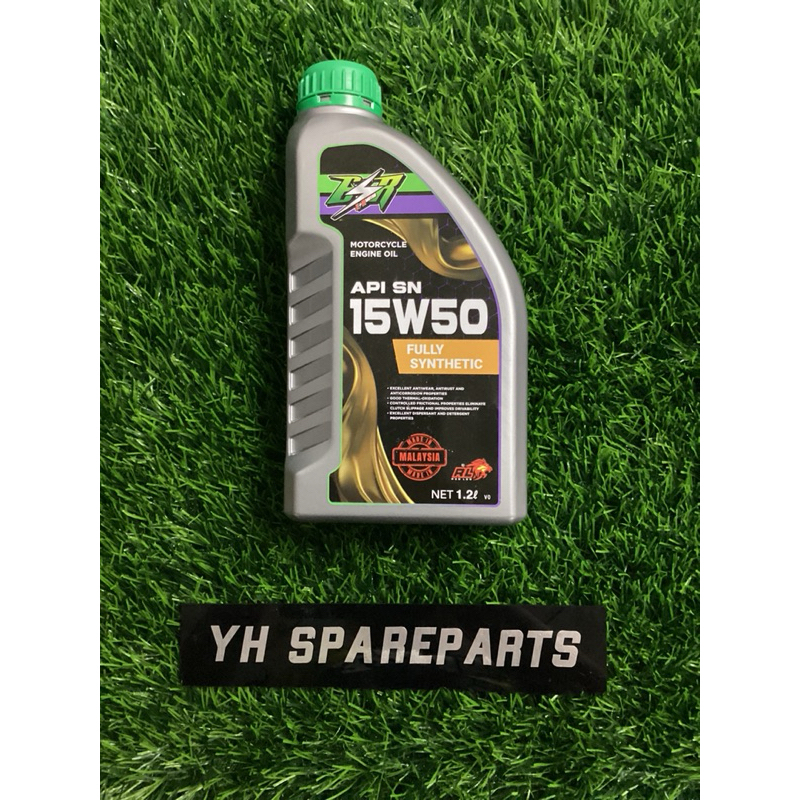 ESR MOTORCYCLE ENGINE OIL API SN 15W50 1.2L FULLY SYNTHETIC | Shopee ...