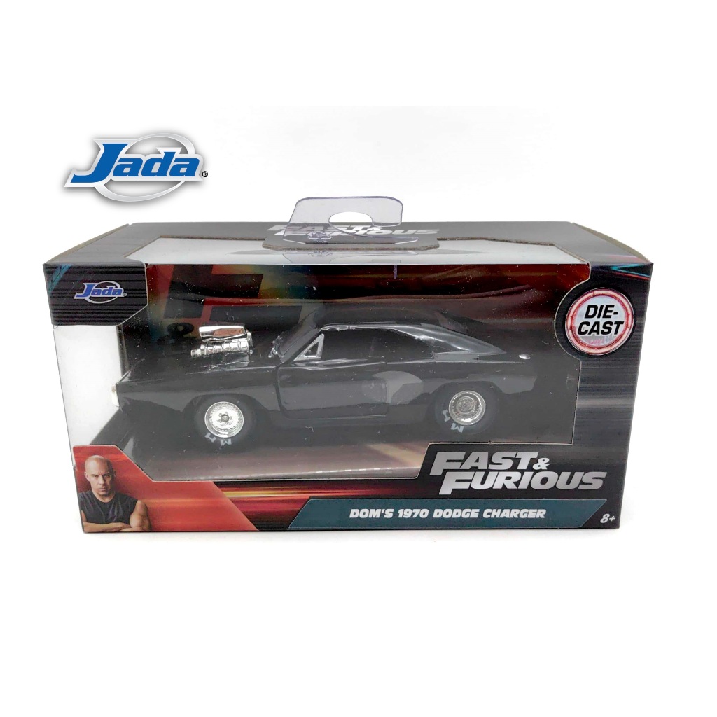 JADA 1:32 FAST & FURIOUS METAL DIE CAST DOM'S 1970 DODGE CHARGER (BLACK ...