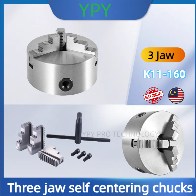 K11-160Series 3-Jaw Lathe Machine Self Centering Chuck Accessories / 三爪 ...