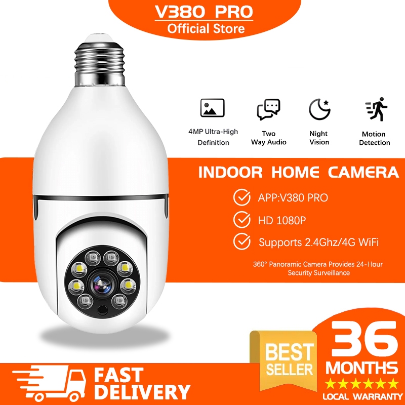 V380 Pro Q11 1080P WiFi night vision IP security CCTV camera for house ...