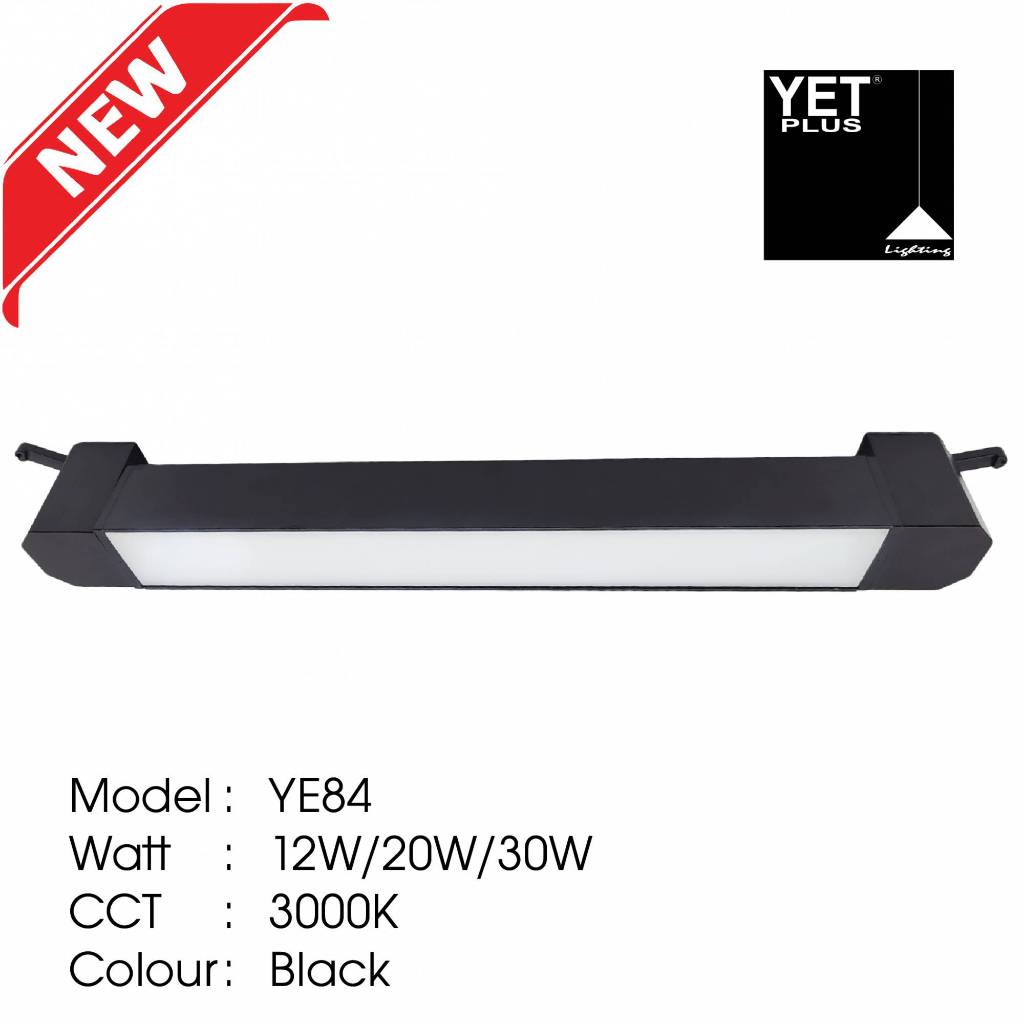 YETPlus YE84 Black Body Aluminium Indoor Energy Saving SMD LED Long ...
