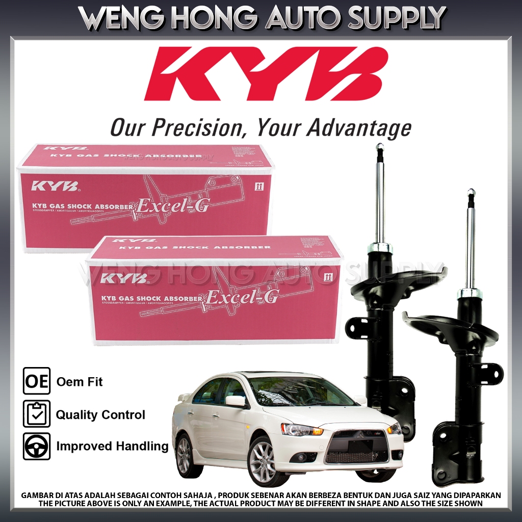 [ Kayaba ] Mitsubishi Lancer GT CY2A CY4A Front Shock Absorber KYB Excel-G ( Gas ) | Shopee Malaysia