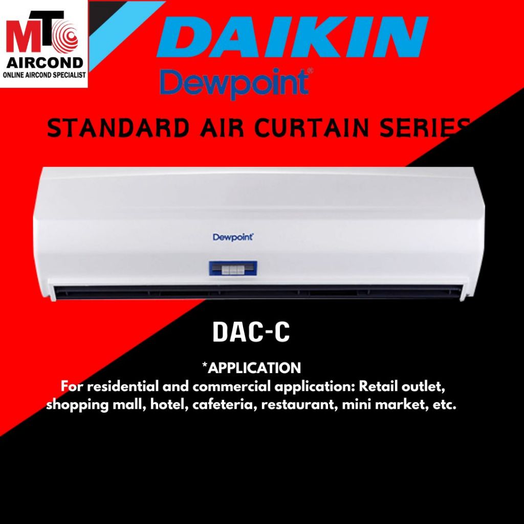 [MTO] DAIKIN DEWPOINT AIR CURTAIN DAC-C/ACSON AIR CURTAIN (580CFM ...