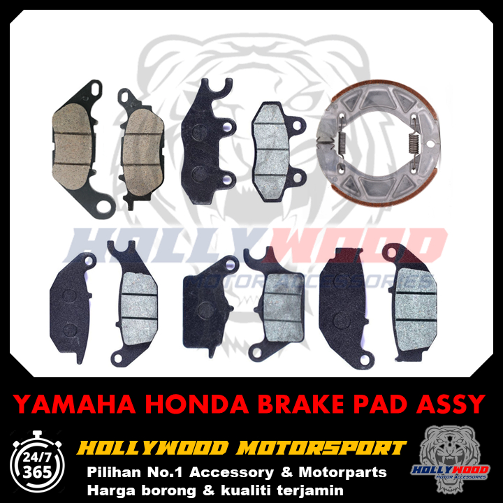 BRAKE PAD BREK LINING LC135 Y15 Y16 125ZR FZ150 R15 R25 NMAX NVX ...
