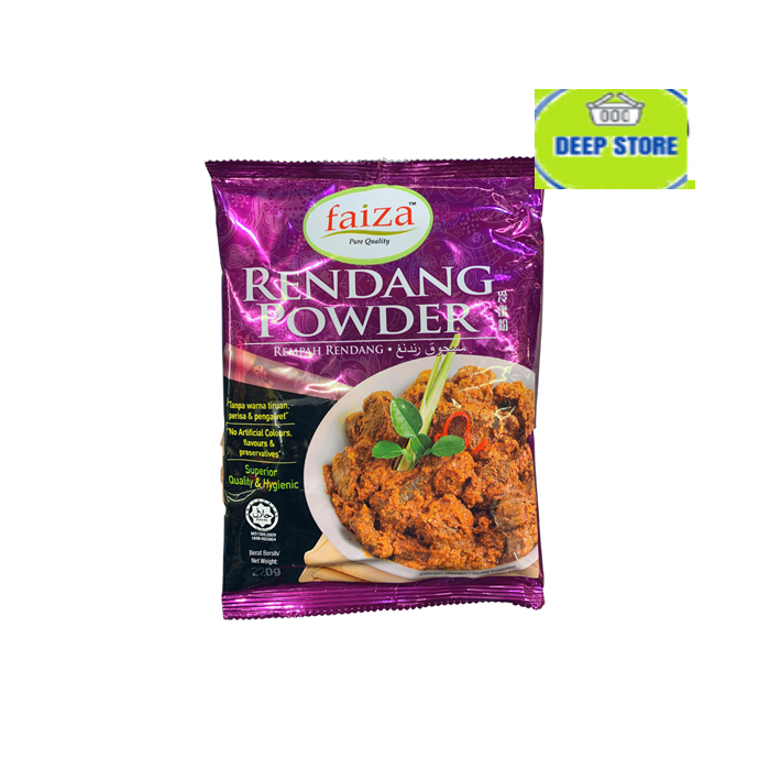 FAIZA Rendang Powder 220g | Shopee Malaysia