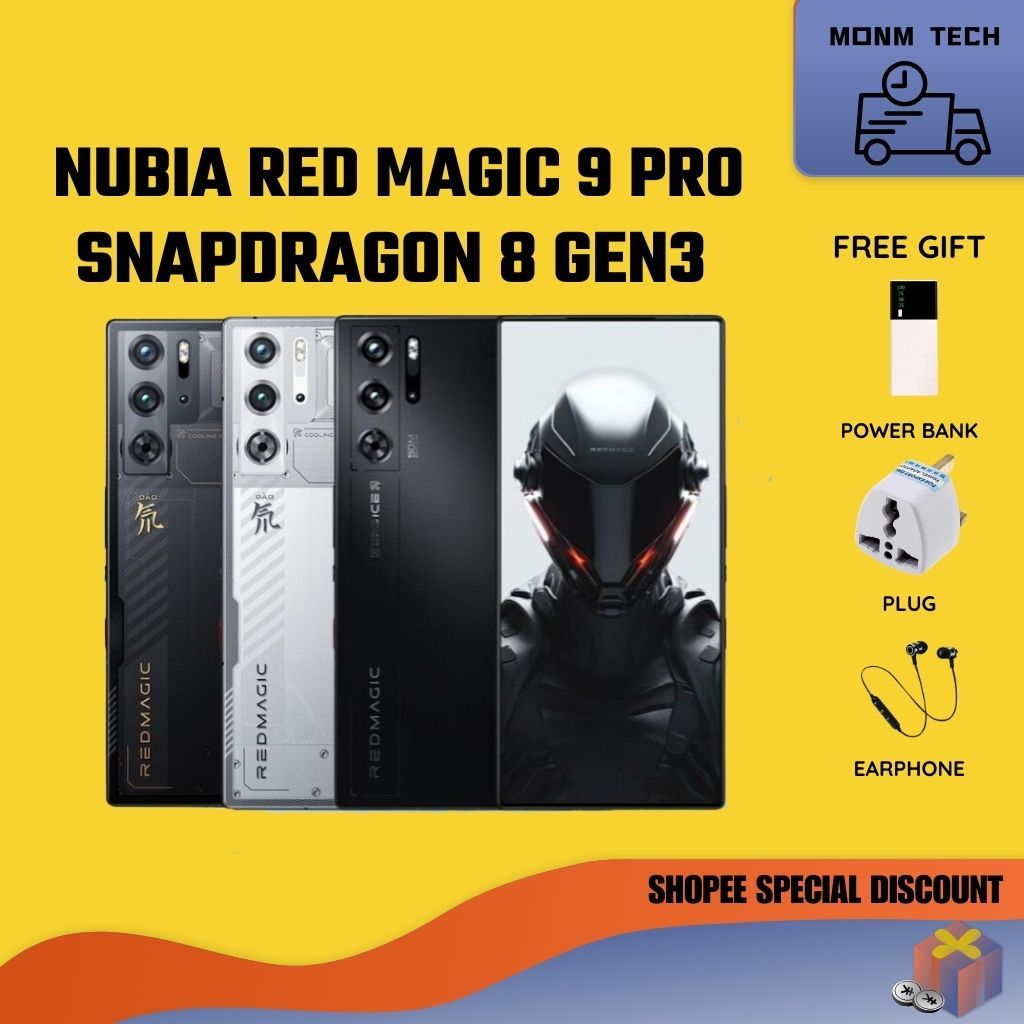 Nubia Red Magic 9 Pro / 9PRO + Series Gaming Phone Snapdragon 8 Gen3 / Smart Phone | Shopee Malaysia