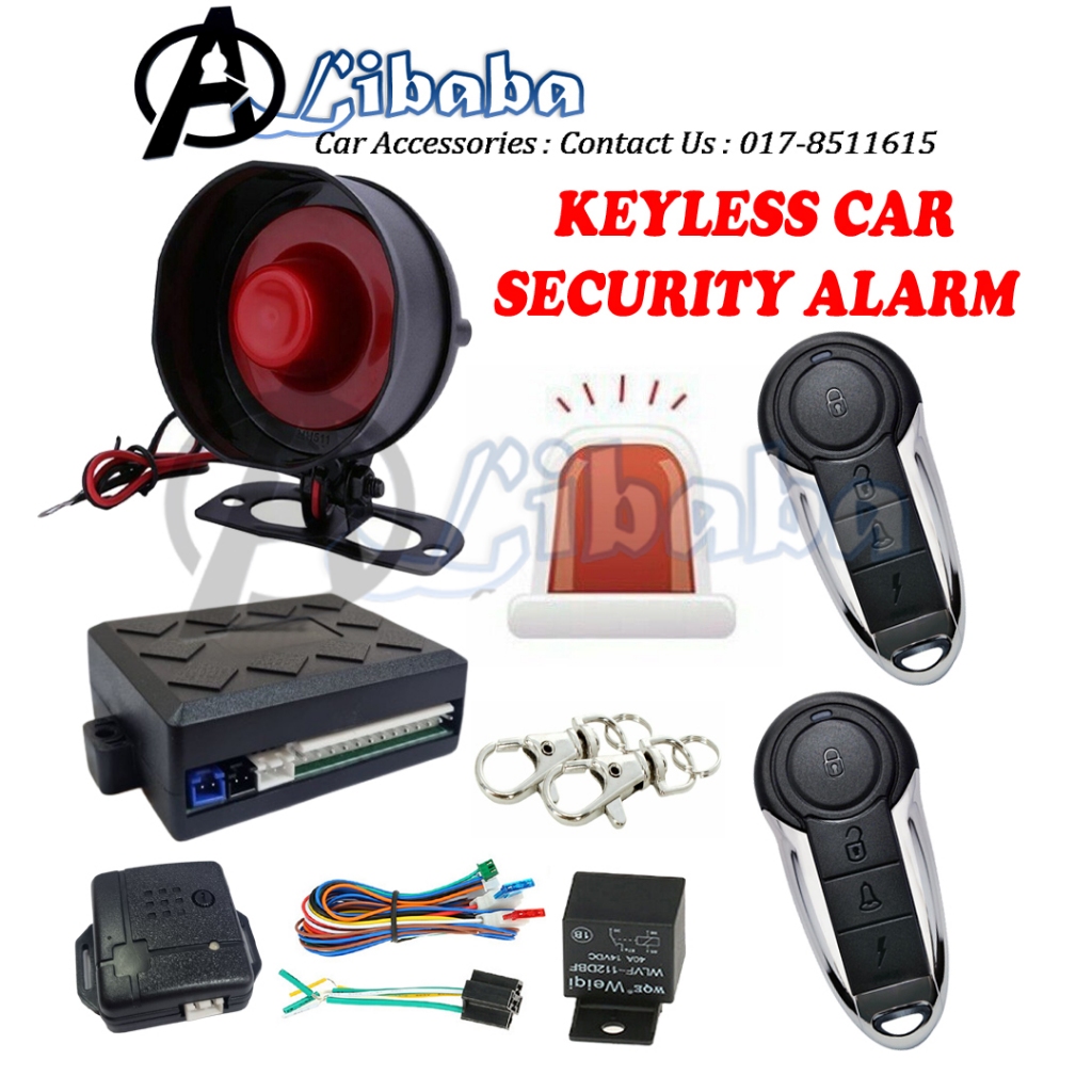 AB-F9 FULL SET USA Design 13 Pin Keyless Universal Security Car Lock Alarm System | Shopee Malaysia