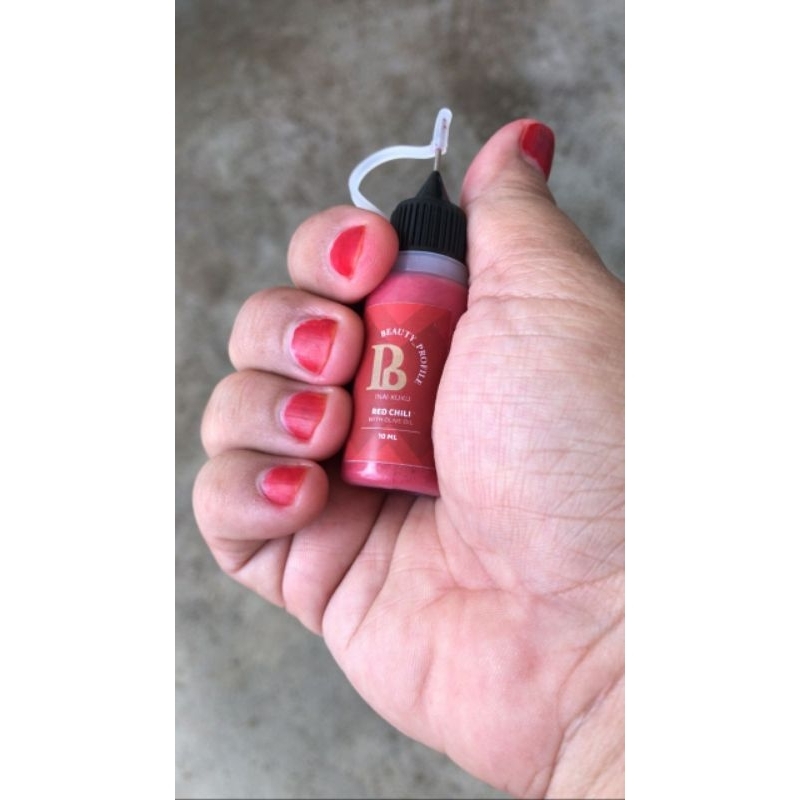 Beauty_Profile Kuku Inai Red Chili Cantik Free Buffer Inai Henna ...
