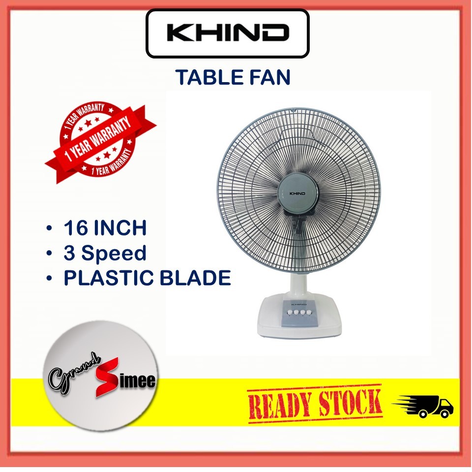 Khind Table Fan 16" TF166 | Shopee Malaysia