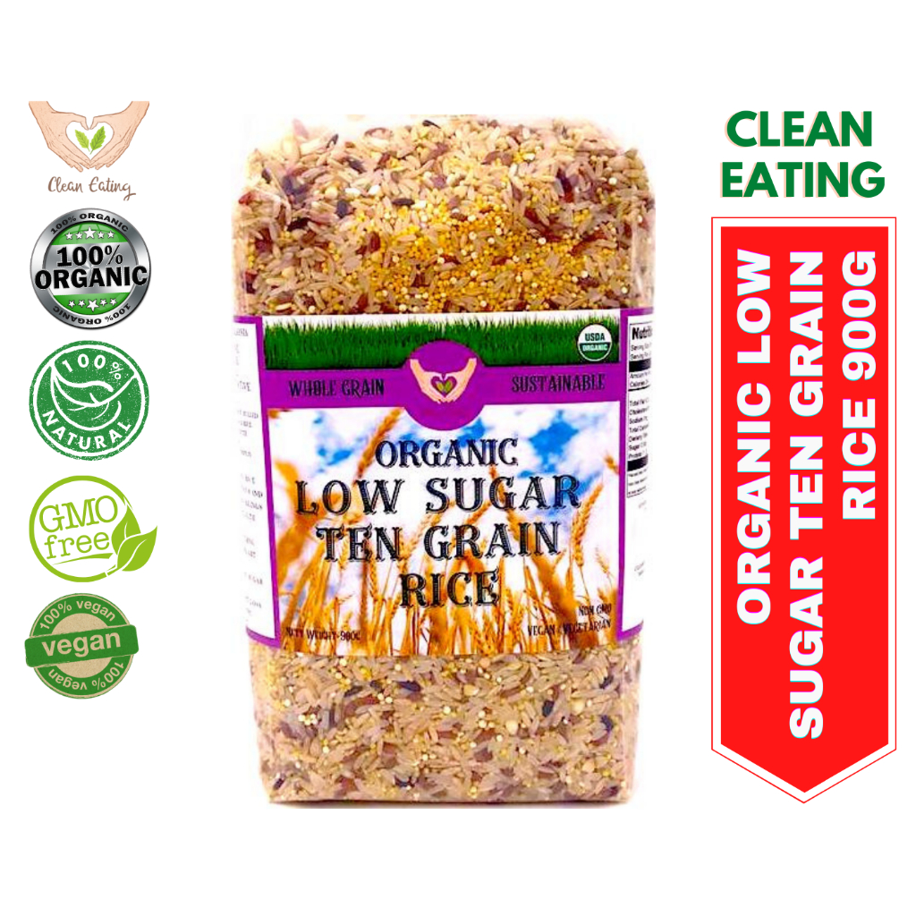 Clean Eating Organic Ten Grain Rice 900g | Shopee Malaysia