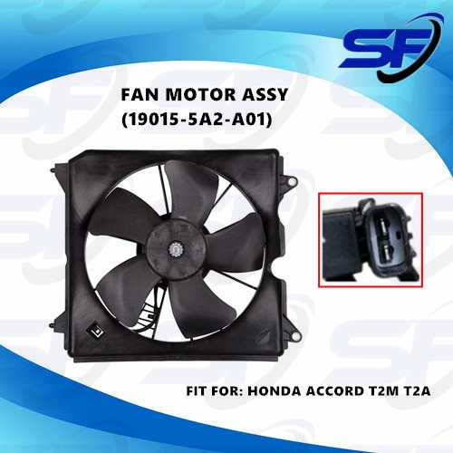 HONDA ACCORD T2M T2A 13-15YR RADIATOR FAN MOTOR ASSY 19015-5A2-A01 ...
