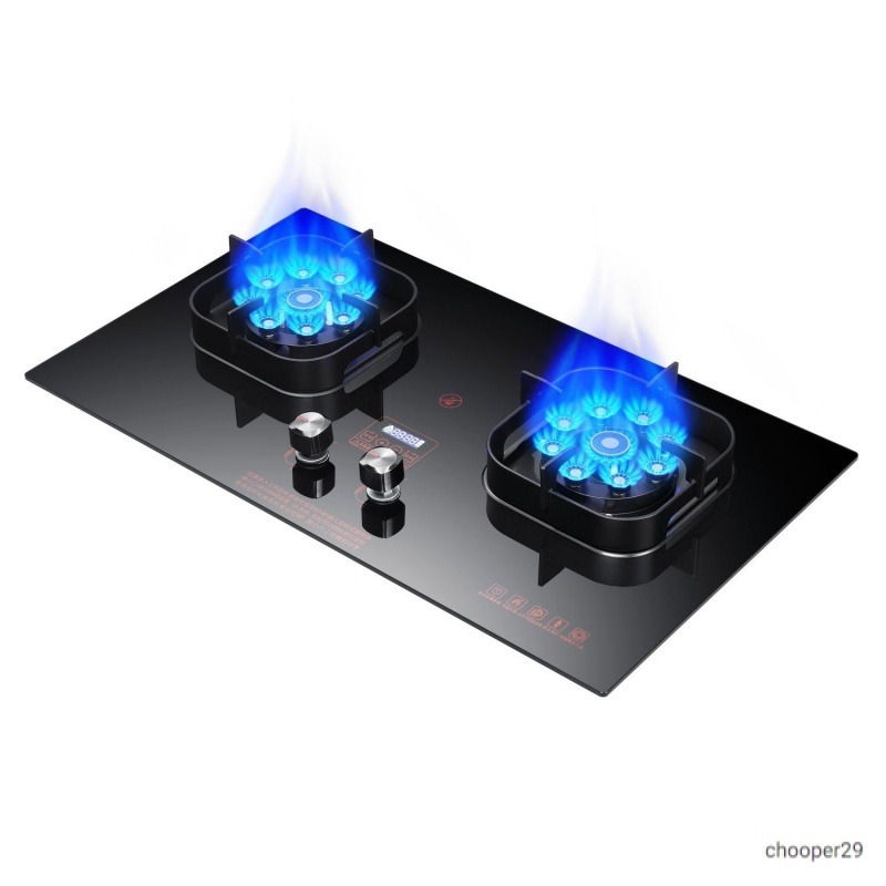 NEW (available )Tempered Glass Gas Stove Dapur Gas Clad Double Nine ...