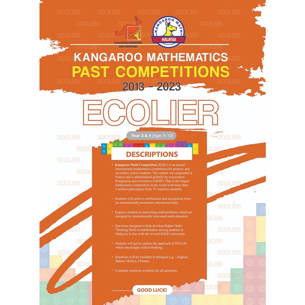 (ECOLIER) Kangaroo International Mathematics Past Competition (2013 ...