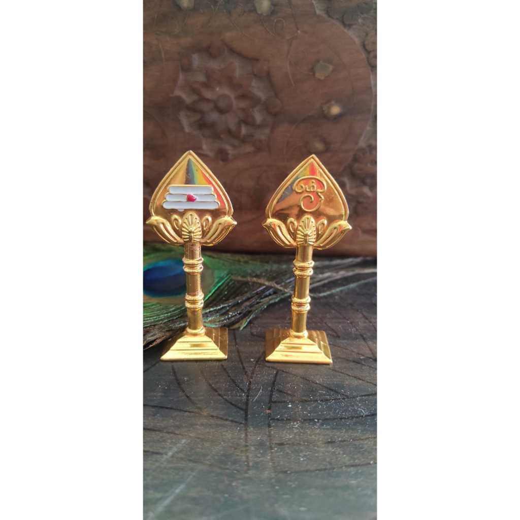 Indian gold plated lord Murugan vel car dashboard idol golden colour ...