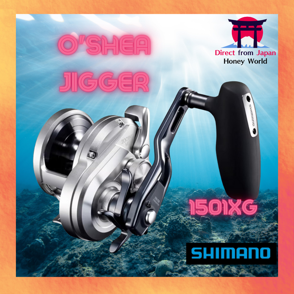 SHIMANO ORIGINAL Double Spindle Reel 21 O'Shea Jigger 1501XG Offshore ...
