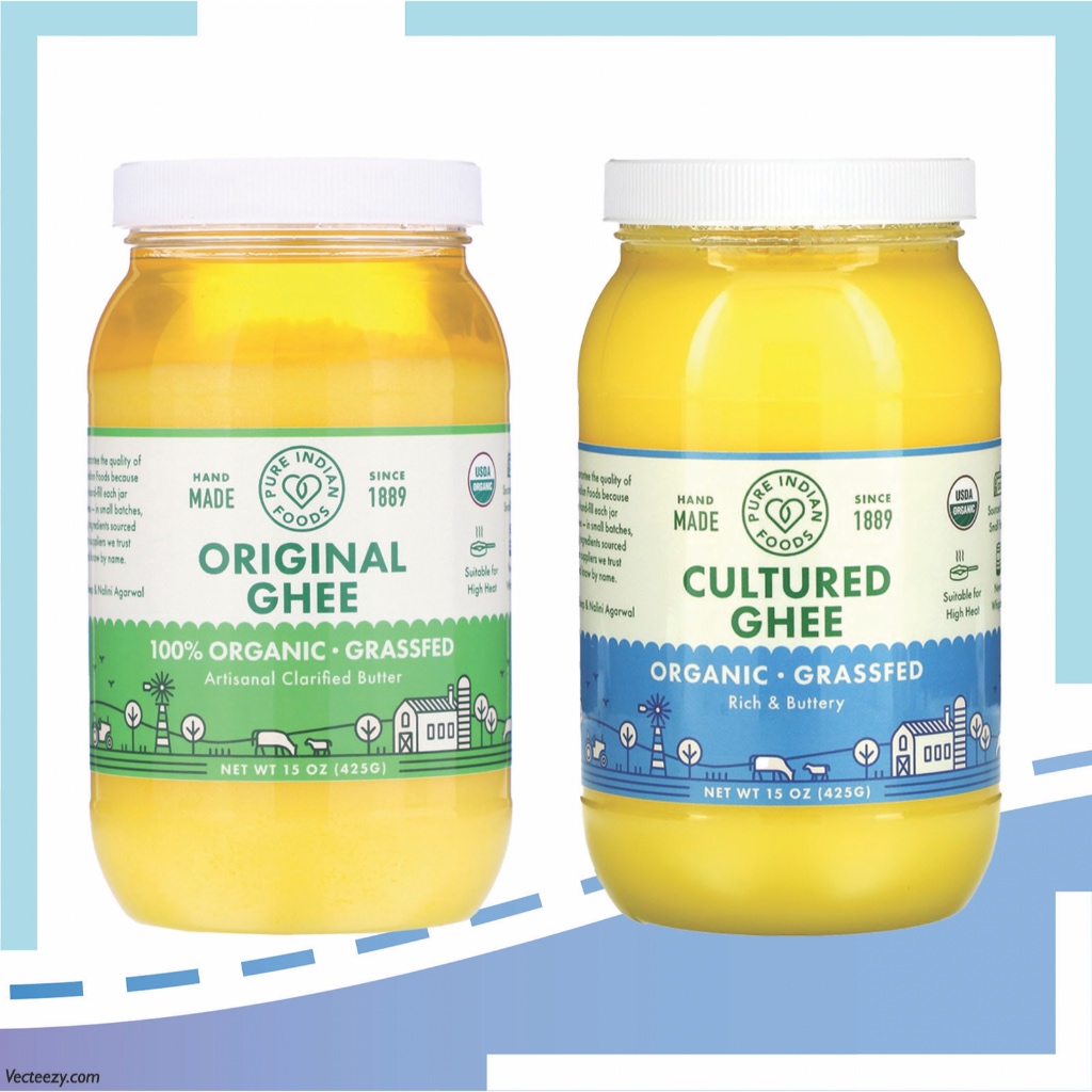 READY STOCK Pure Indian Foods, 100% Organic Grass-Fed Original Ghee ...