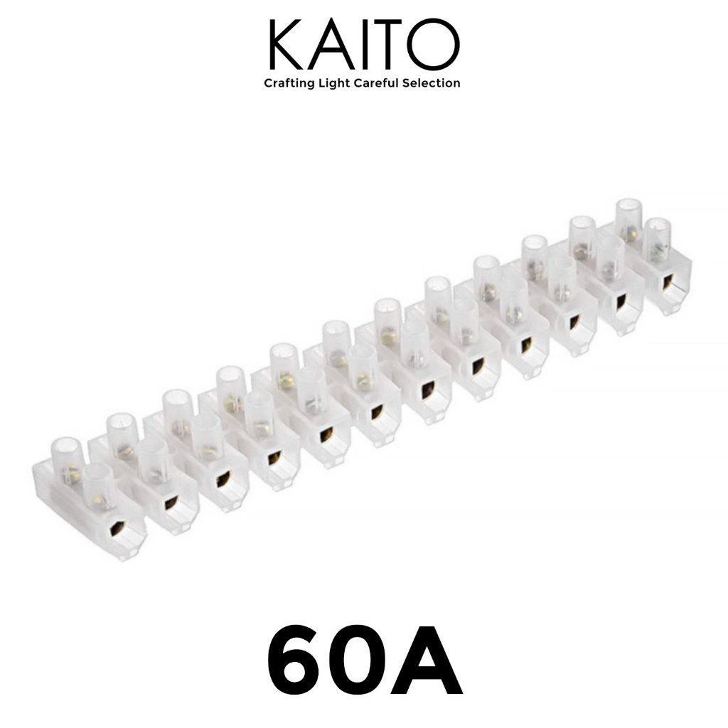 12 Way PVC Wiring Connector Terminal Block Wire Connector Penyambung ...