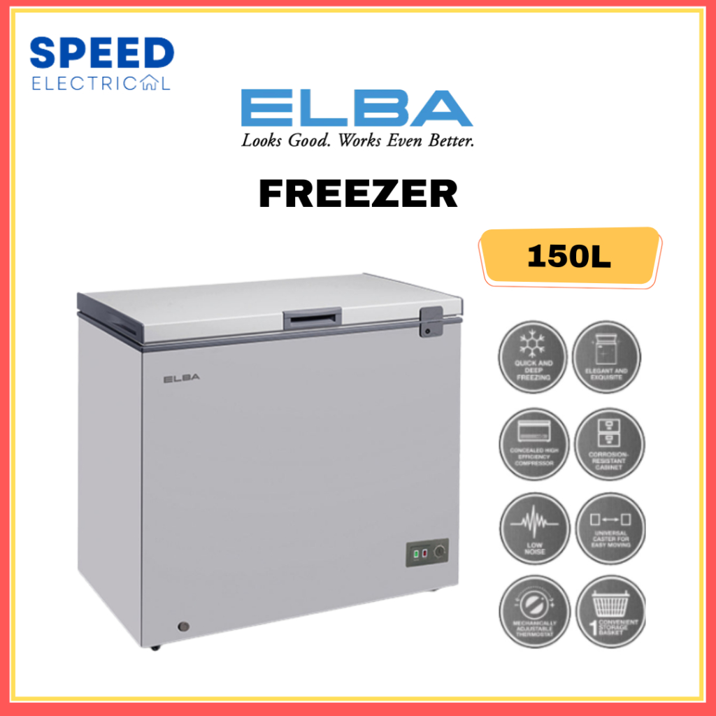 [SABAH ONLY] ELBA FREEZER 150L EF-E1915 冻柜 肉柜 冷藏柜 PETI AIS BEKU CHEST ...