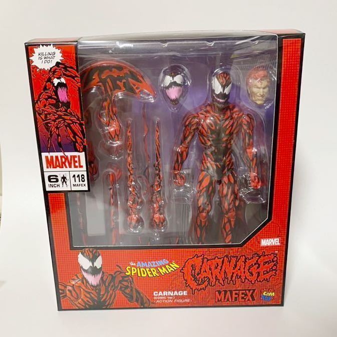 Marvel MAFEX No.118 Carnage (Comic Ver.) | Shopee Malaysia