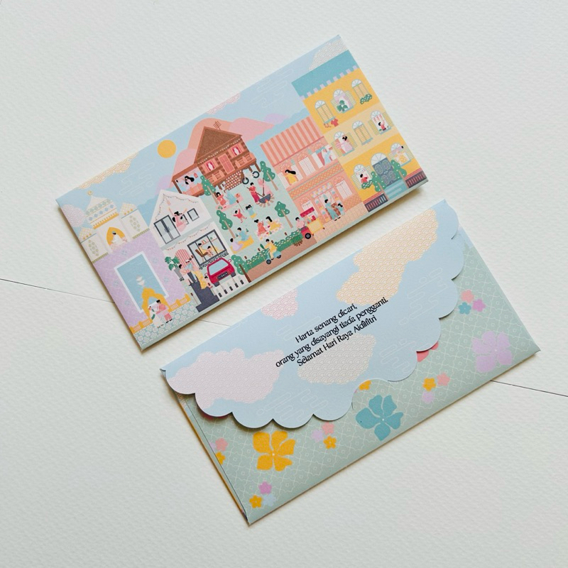 Sampul Raya Meriah 2024 / Scallop Money Packets Vol.3 / Eid Illustrated ...