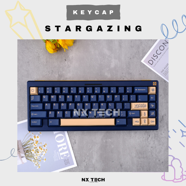 Stargazing CHERRY Profile PBT Keycap Set for Mechanical Keyboard ...