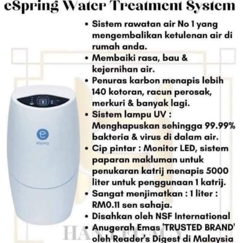 Espring penapis air by amway | Shopee Malaysia