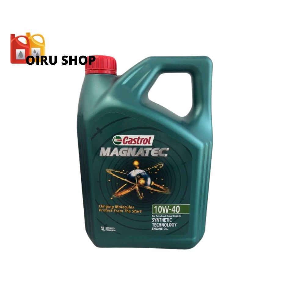 Castrol Magnatec Engine Oil 10W40 4L Minyak Hitam Kereta Semi Synthetic ...