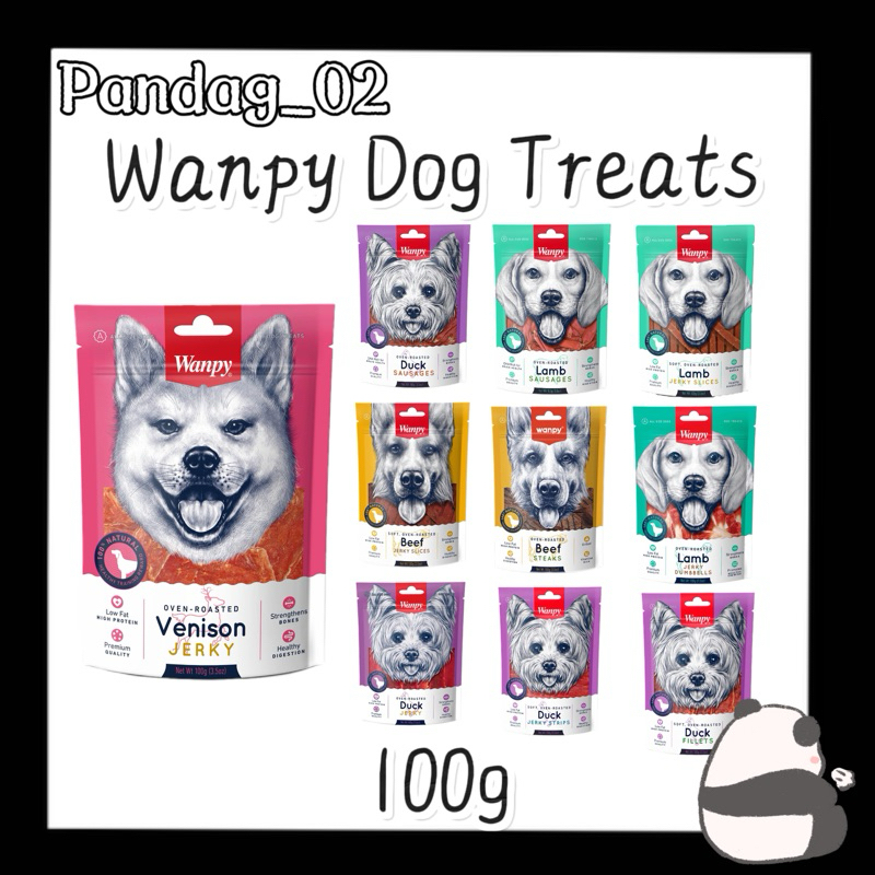 Ready Stock🐼Wanpy Dog Treat Oven Roasted Pet Snack - 100g | Shopee Malaysia