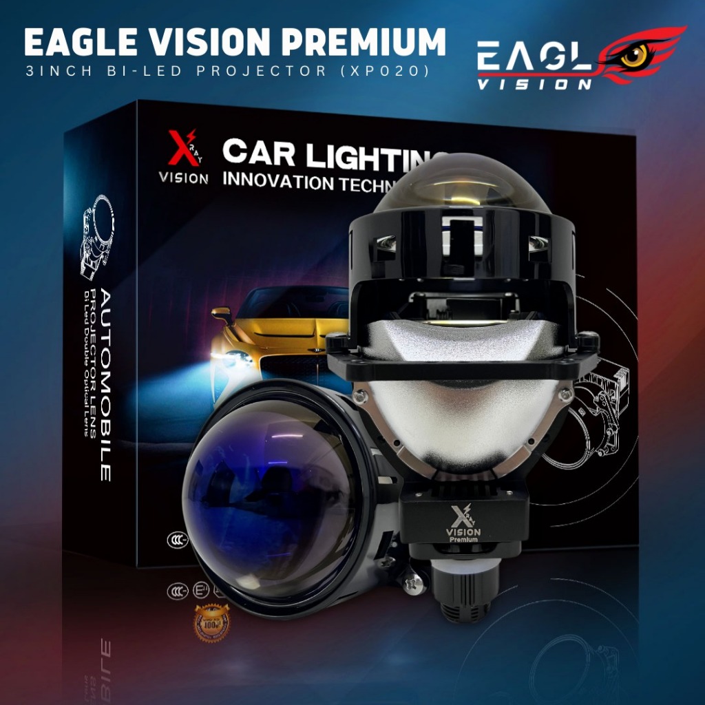 EAGLE VISION PREMIUM 3 INCH BI-LED HEADLIGHT SYSTEM #XP020 | Shopee ...