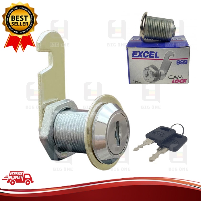 EXCEL 999 CAM LOCK FOR CABINET LOCKER DRAWER POST BOX 20MM/30MM ...