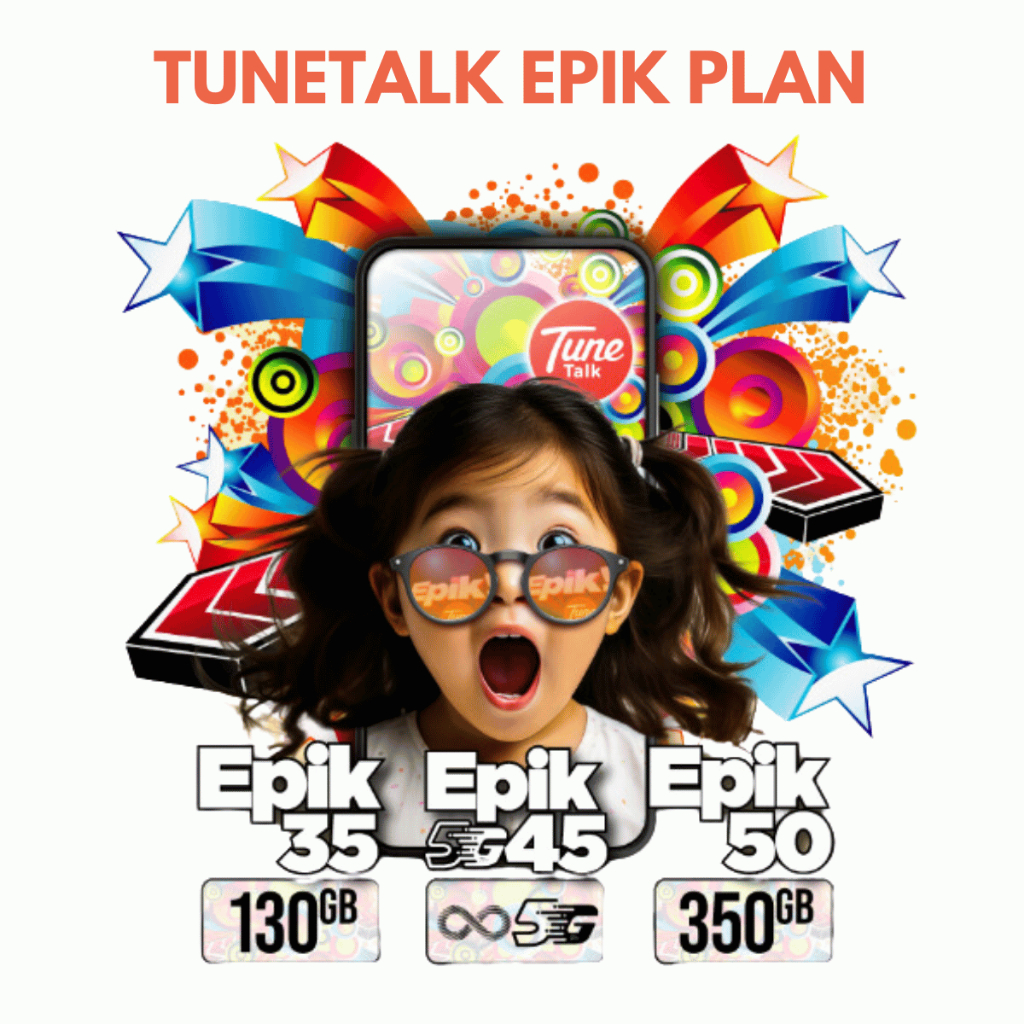 Tunetalk Plan Epik 350 GB Simcard Tune Talk | Shopee Malaysia