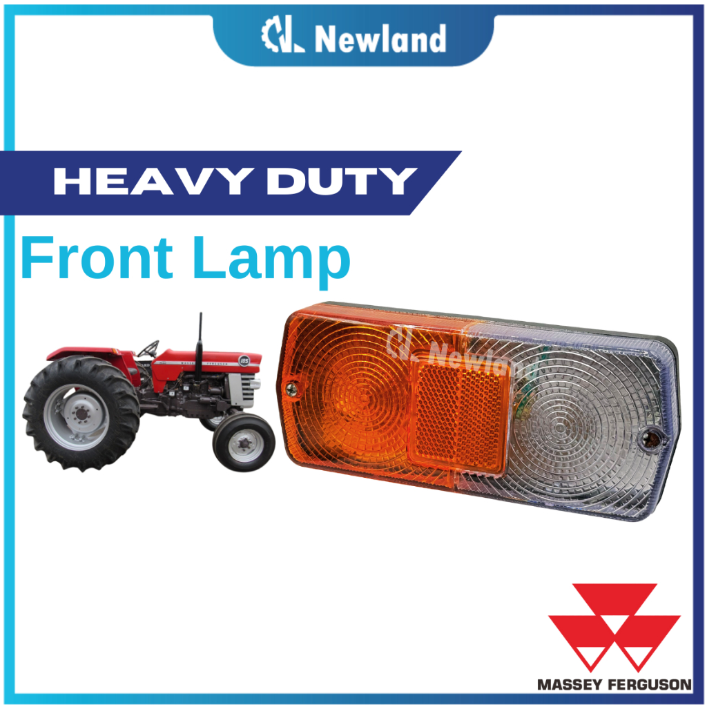 Front Lamp / Tail Lamp - Tractor Massey Ferguson / MF165, MF175, MF185 ...