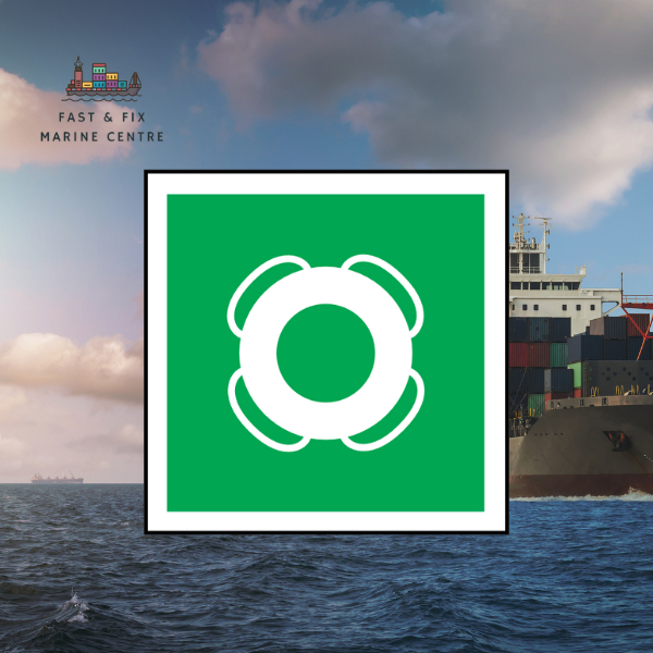 LIFEBUOY SIGN WITHOUT TEXT (150MM X 150MM) (IMPA CODE: 334106A) STICKER ...