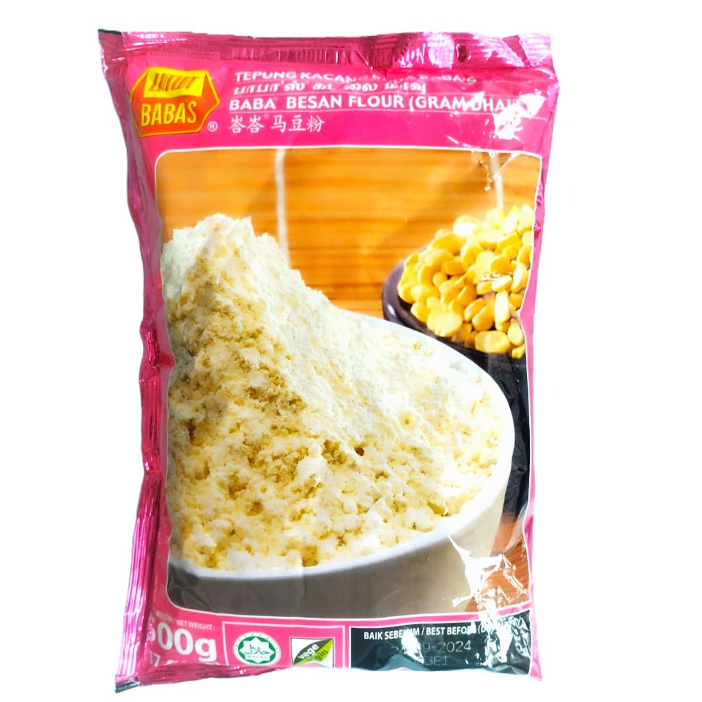 Besan Flour Gram Dhal by BABA's Tepung Besan 500gm BABA's | Shopee Malaysia