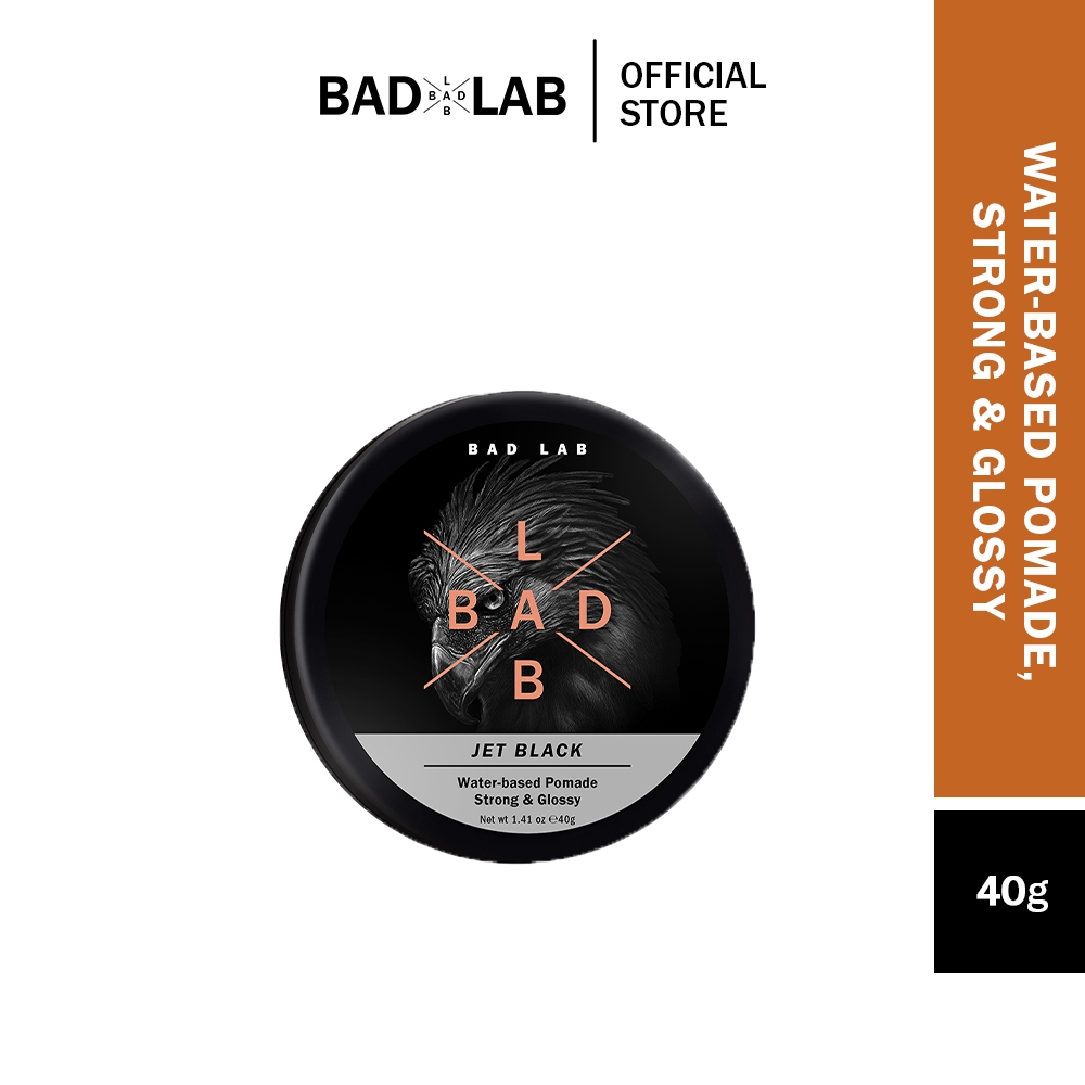 Bad Lab Water-Based Pomade, Strong & Glossy (40g) | Shopee Malaysia