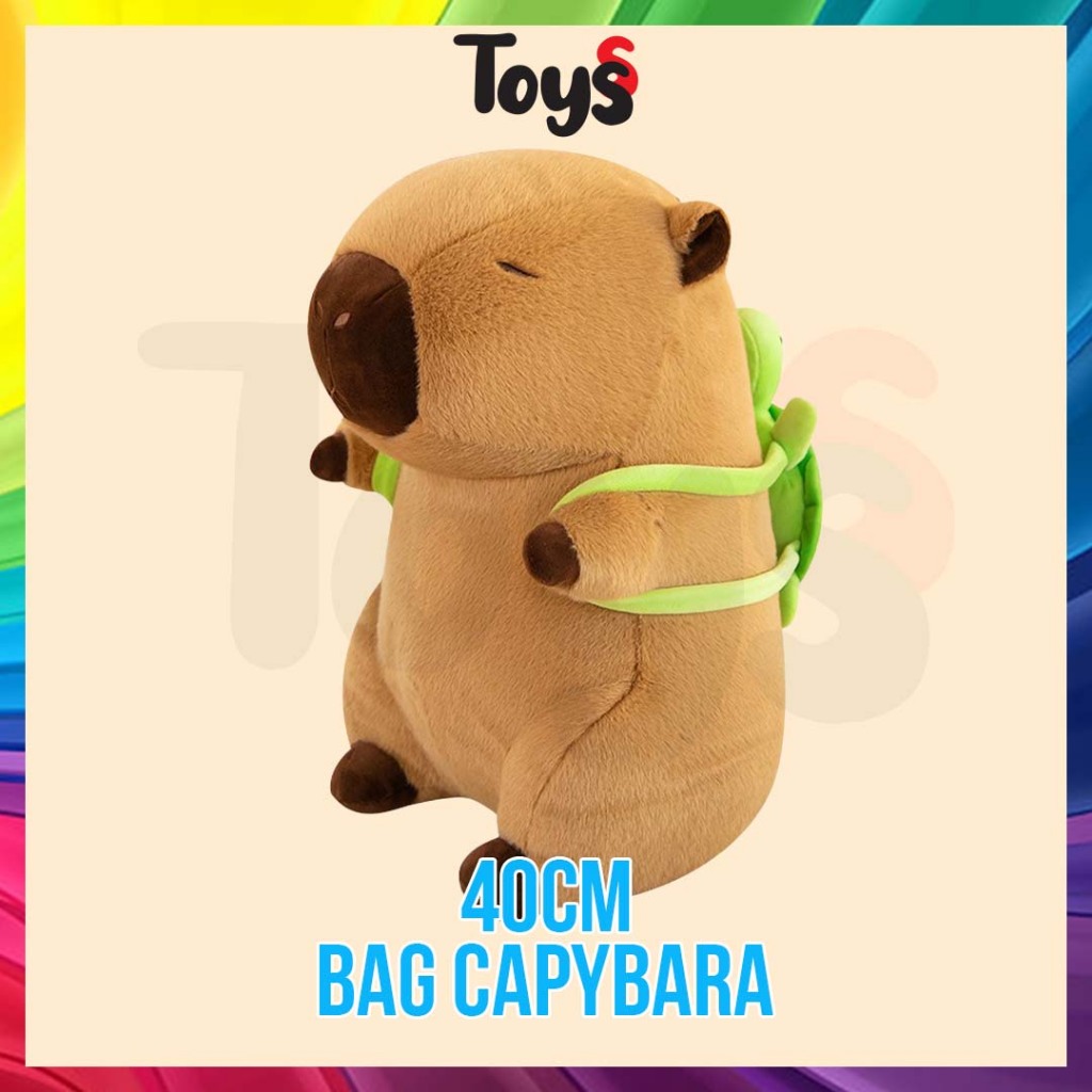 🍊Toyss Capybara Plush Stuffed Animal Capybara Bag Capibara Doll Boneka ...