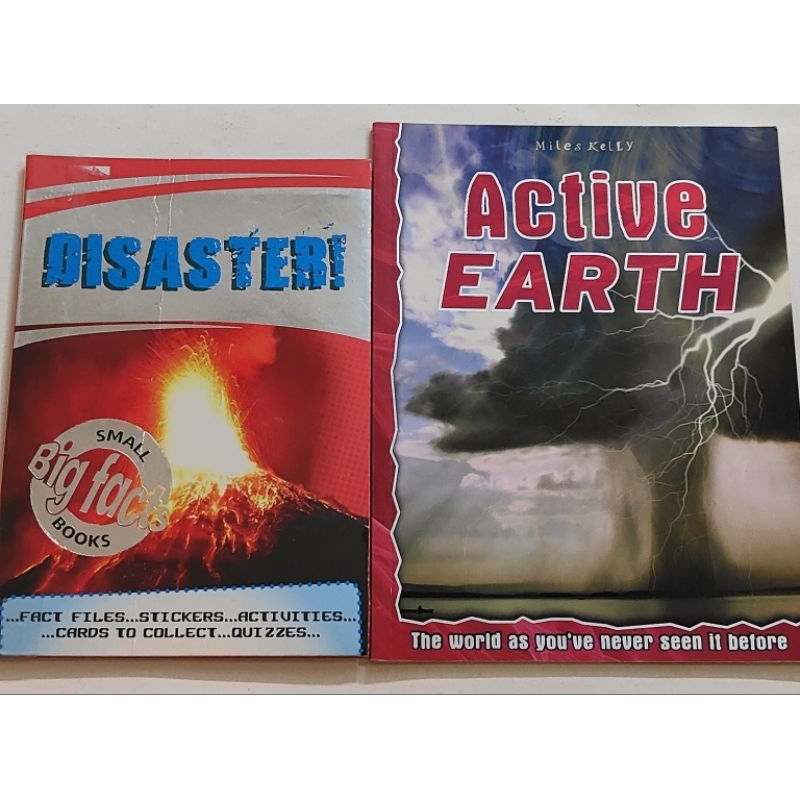 Miles Kelly Disaster Active Earth book for children's educational ...