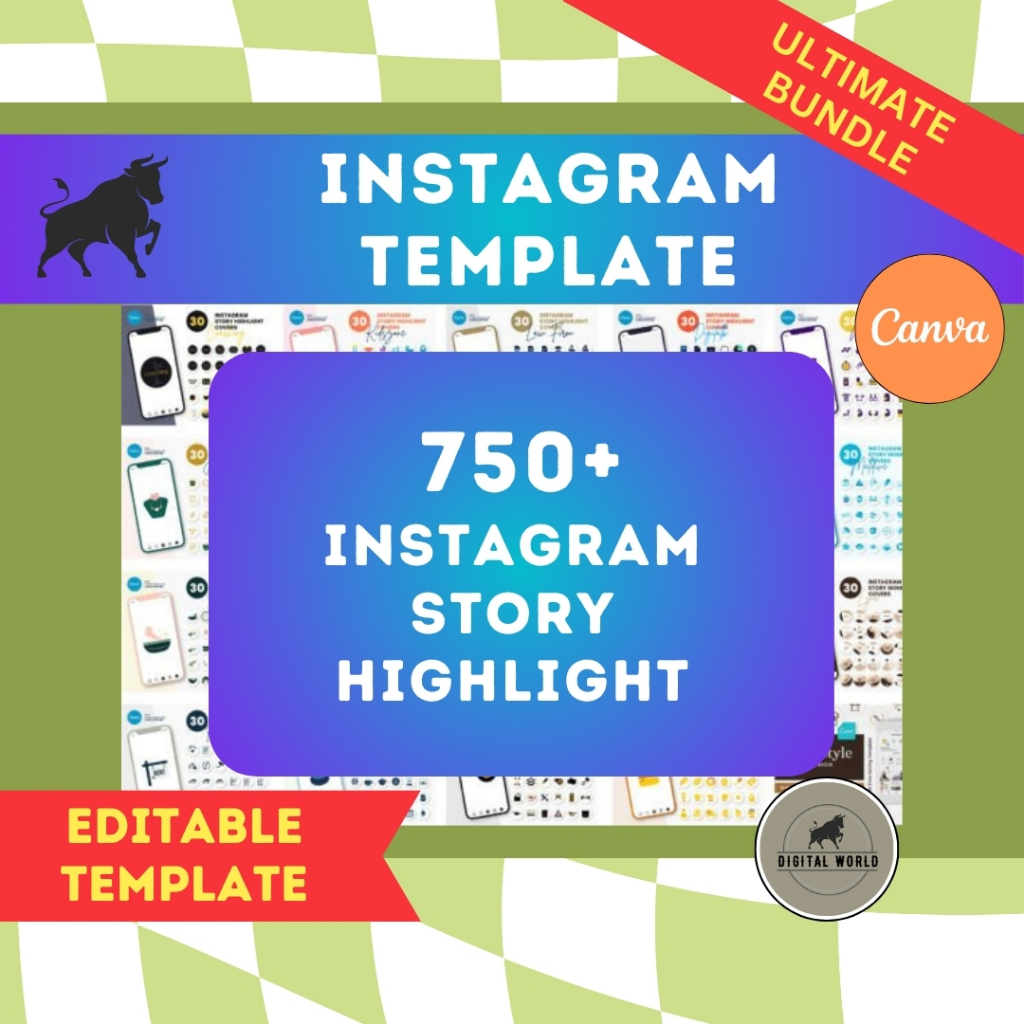 Instagram Story Highlight Template | 750+ Instagram Highlight | Canva ...