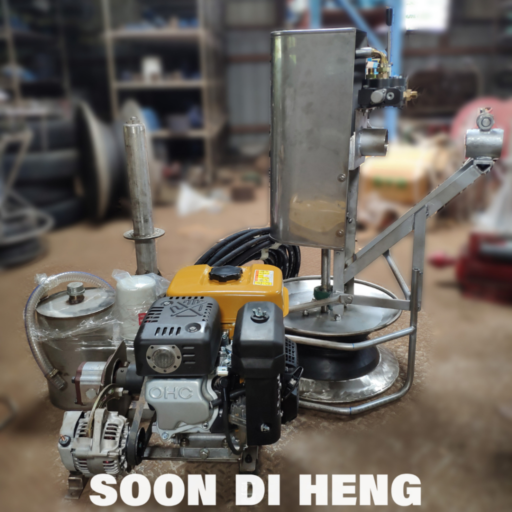 Net Hauler Machine Hydraulic Full Stainless Steel (Robot Tarik Jaring ...