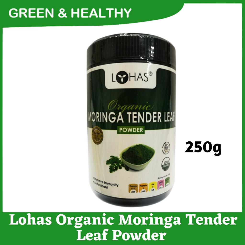 Lohas Organic Moringa Tender Leaf Powder (250g) | Shopee Malaysia
