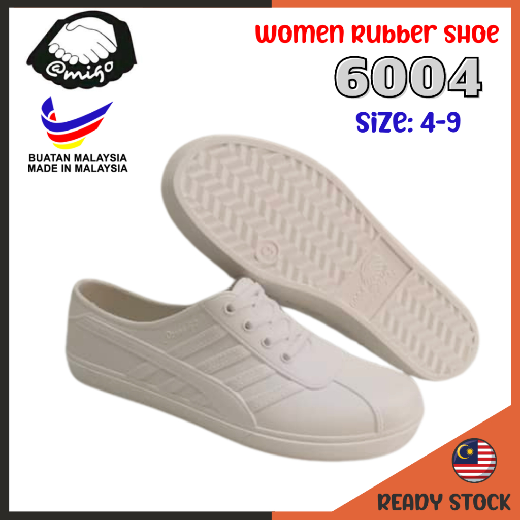[ READY STCOK ] 6004 Amigo | Women Rubber White Shoe | Labour Shoe ...