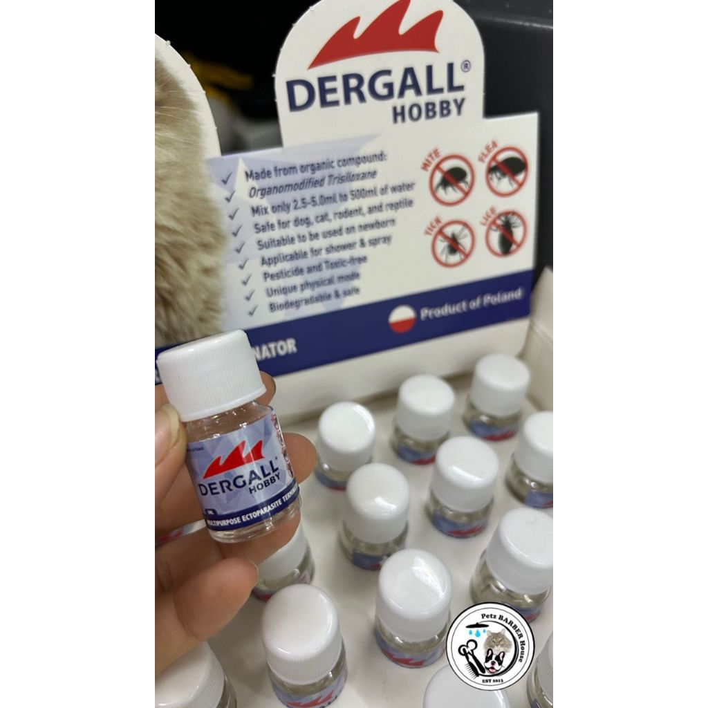 Fast Shipping Best Kill Ticks DERGALL Hobby ubat kutu untuk haiwan ...