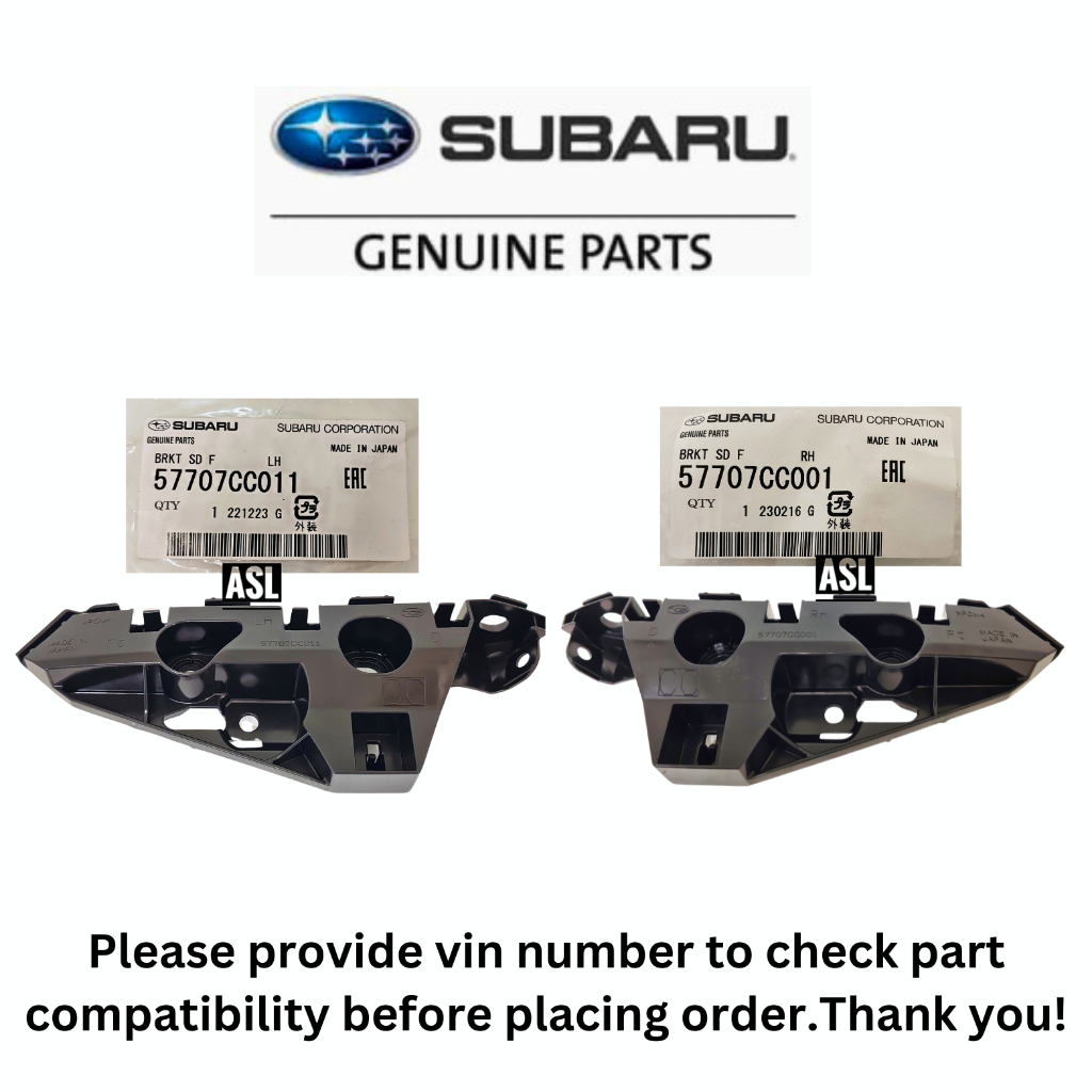 Genuine Subaru BRZ ZD8 Front Side Bumper Bracket 57707CC011 57707CC001 ...
