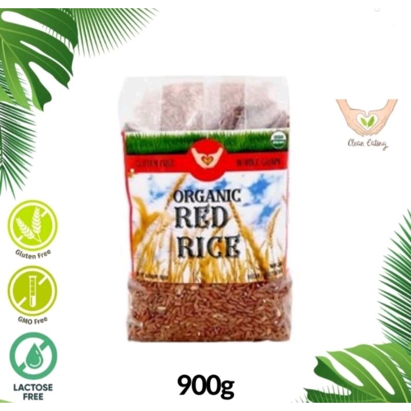 Clean Eating Organic Red Rice 900g | Shopee Malaysia
