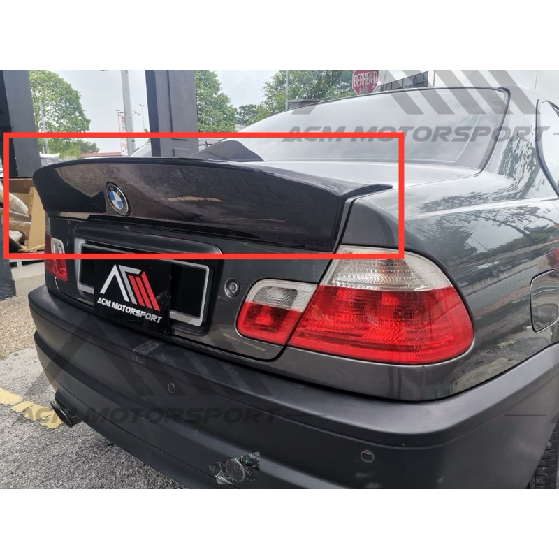 Bmw e46 cls rear trunk spoiler | Shopee Malaysia
