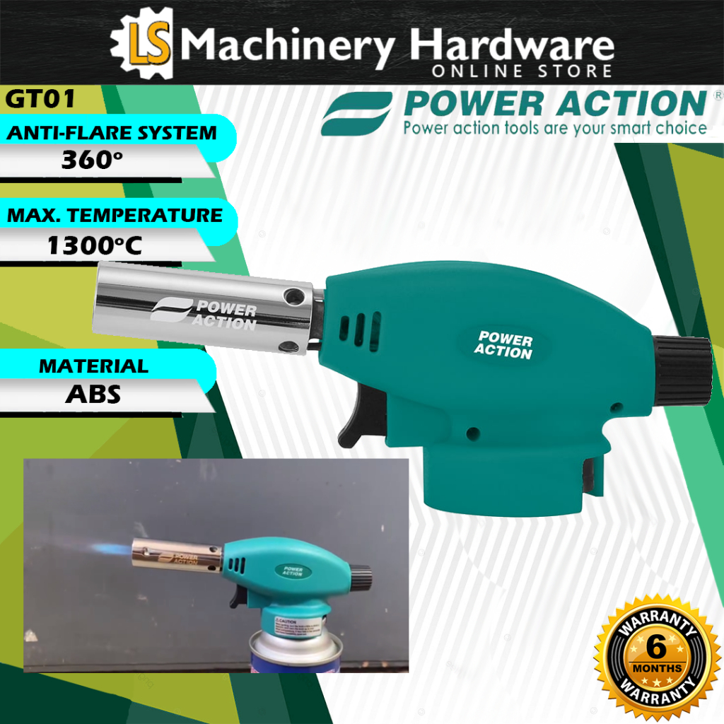 Power Action GT01 1300' Gas Torch | Shopee Malaysia