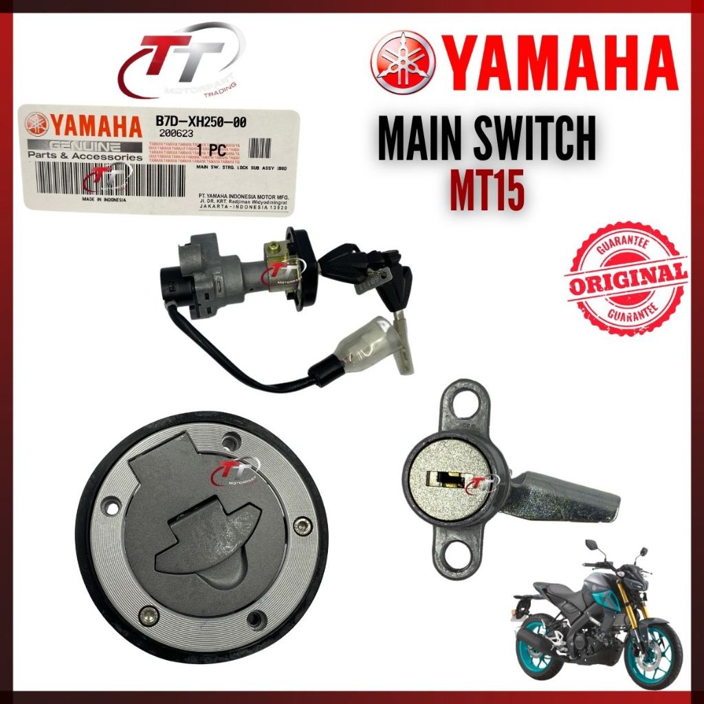 MT15 MT-15 Main Switch Key Lock Keyset Complete Mainswitch Full Set ...